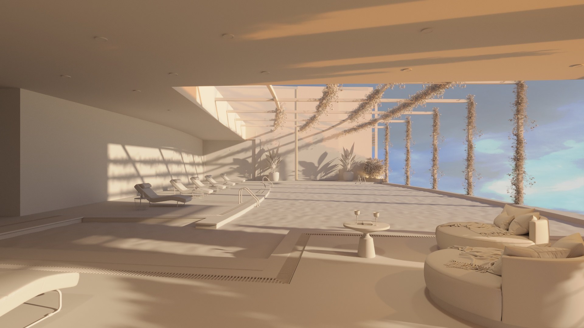 Pool And Spa 3D Model - TurboSquid 2013065