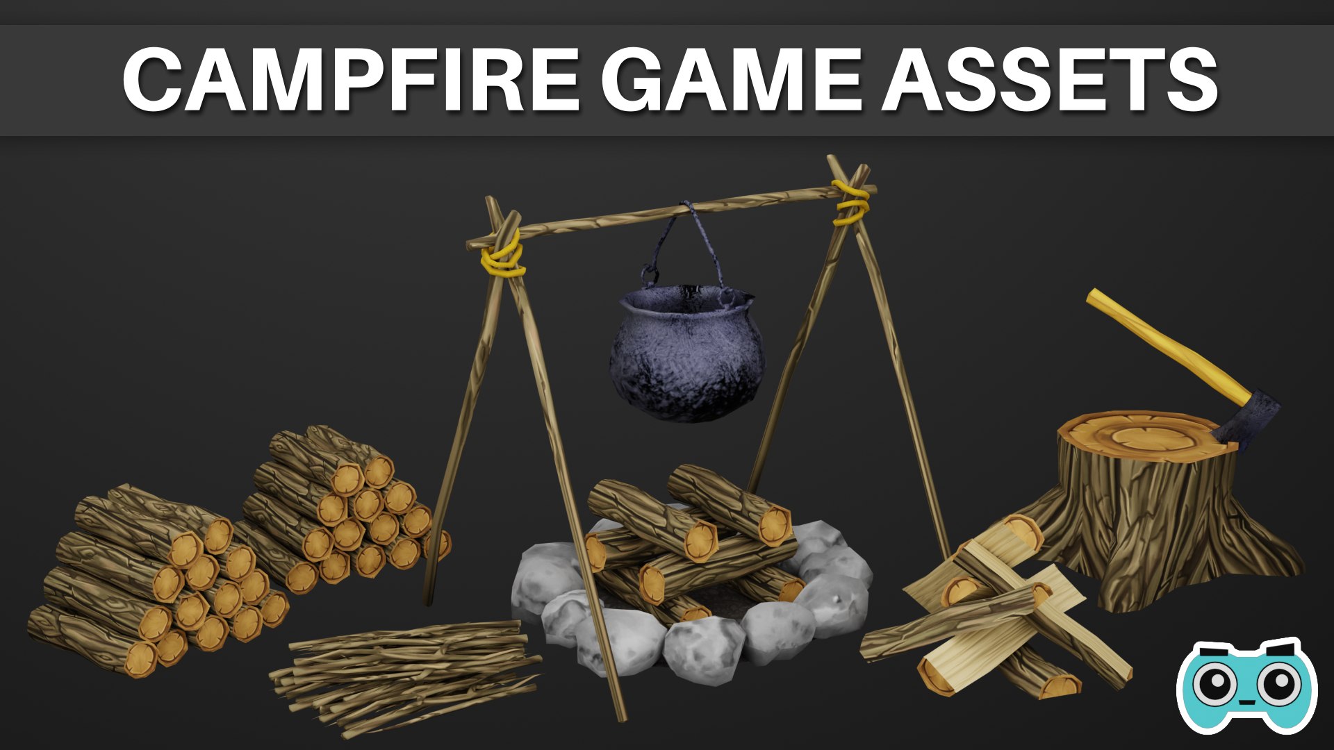 Stylized Campfire Game Assets 3D model - TurboSquid 2042143