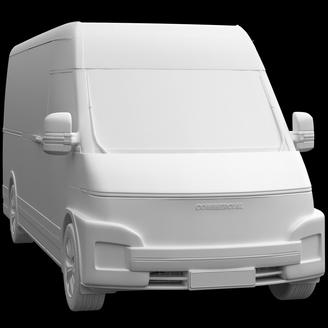 Generic Commercial Cargo Van Prototype 2 3D Model - TurboSquid 2216417