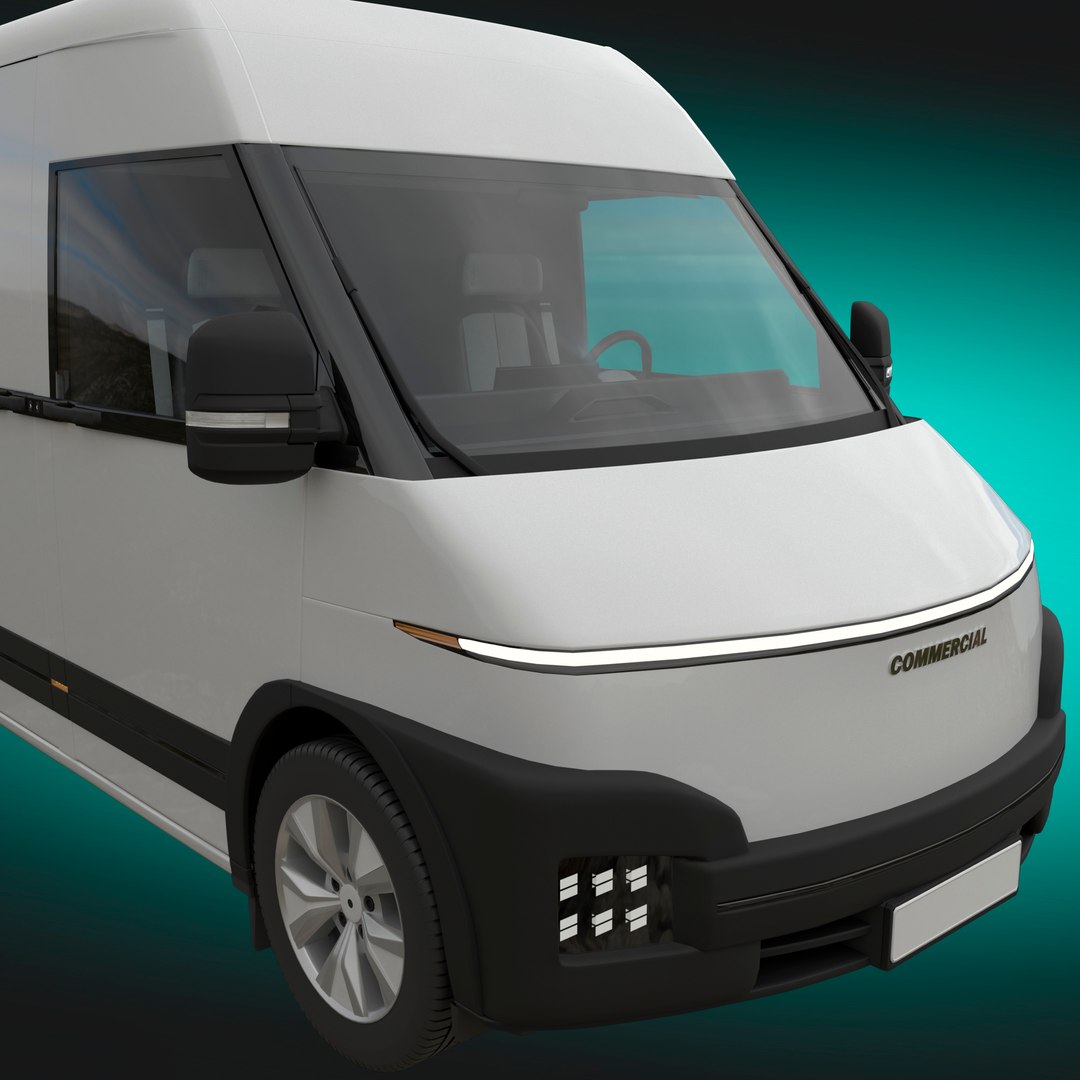 Generic Commercial Cargo Van Prototype 2 3D Model - TurboSquid 2216417
