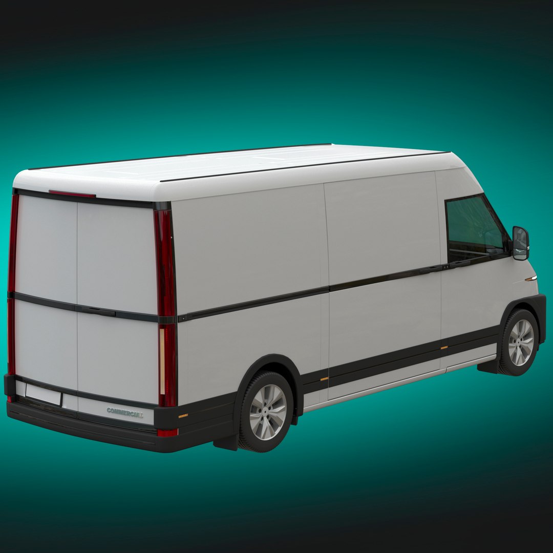 Generic Commercial Cargo Van Prototype 2 3D Model - TurboSquid 2216417