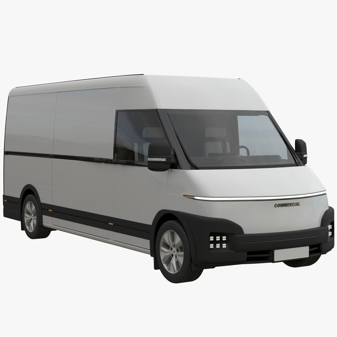Generic Commercial Cargo Van Prototype 2 3D Model - TurboSquid 2216417