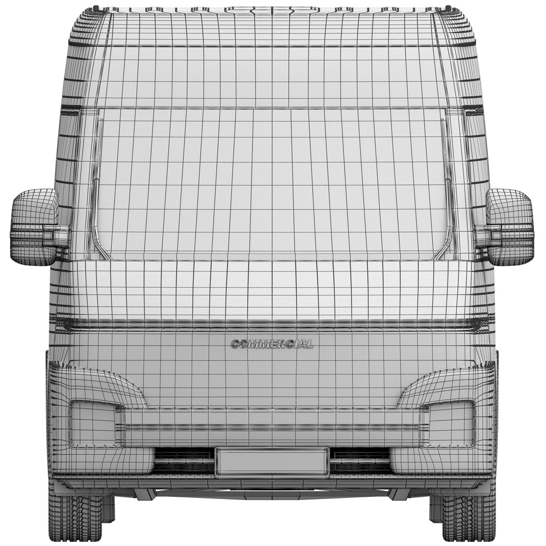 Generic Commercial Cargo Van Prototype 2 3D Model - TurboSquid 2216417