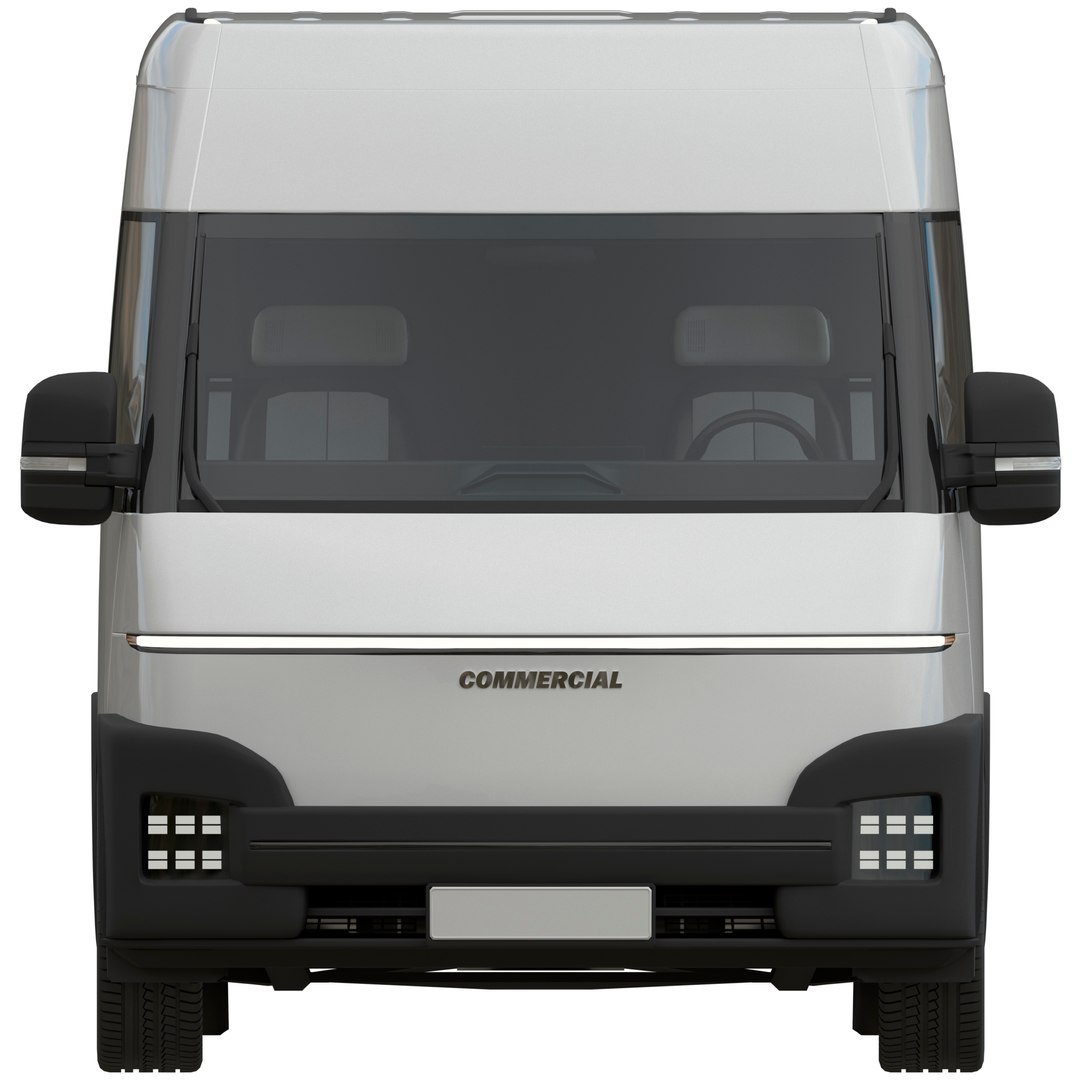 Generic Commercial Cargo Van Prototype 2 3D Model - TurboSquid 2216417