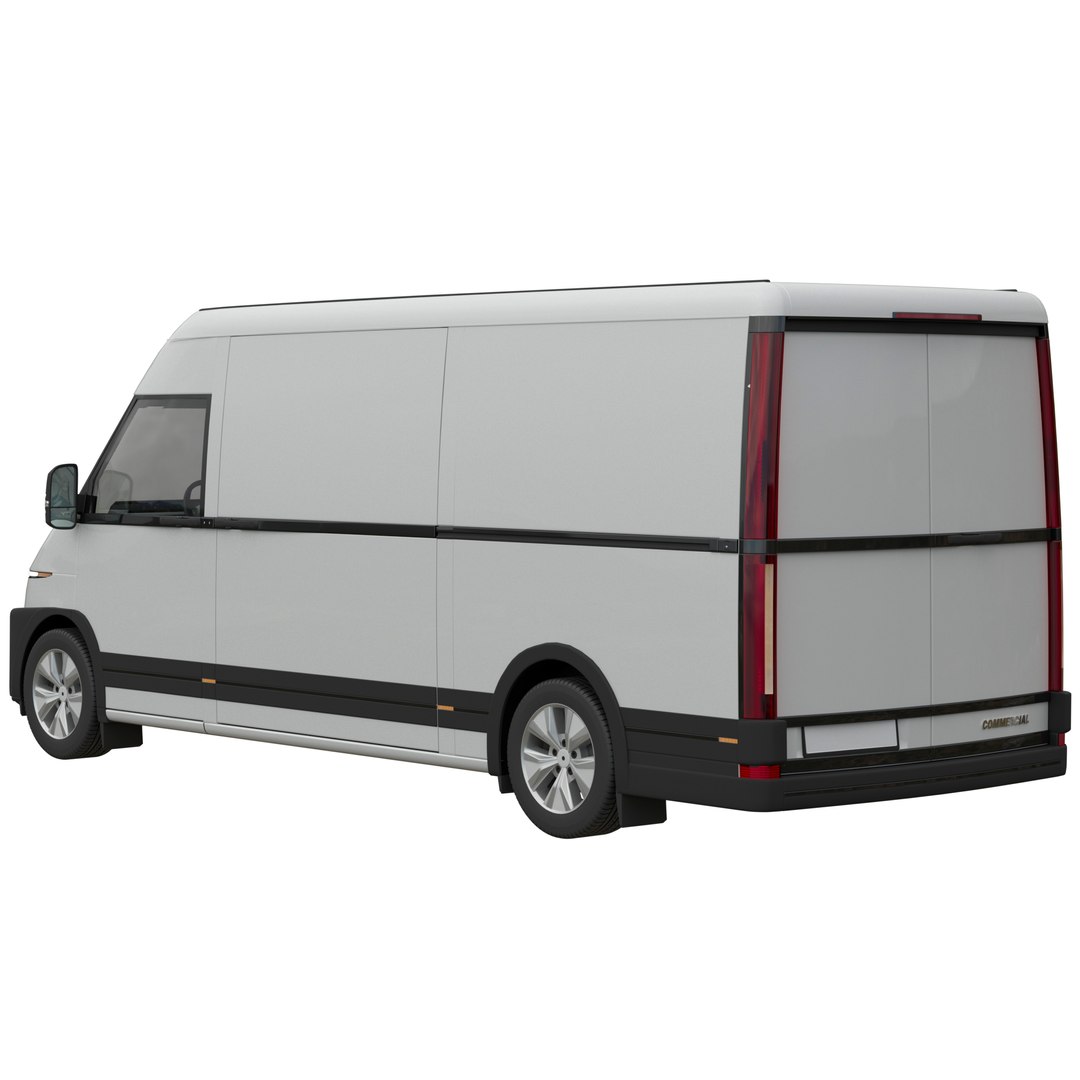 Generic Commercial Cargo Van Prototype 2 3D Model - TurboSquid 2216417