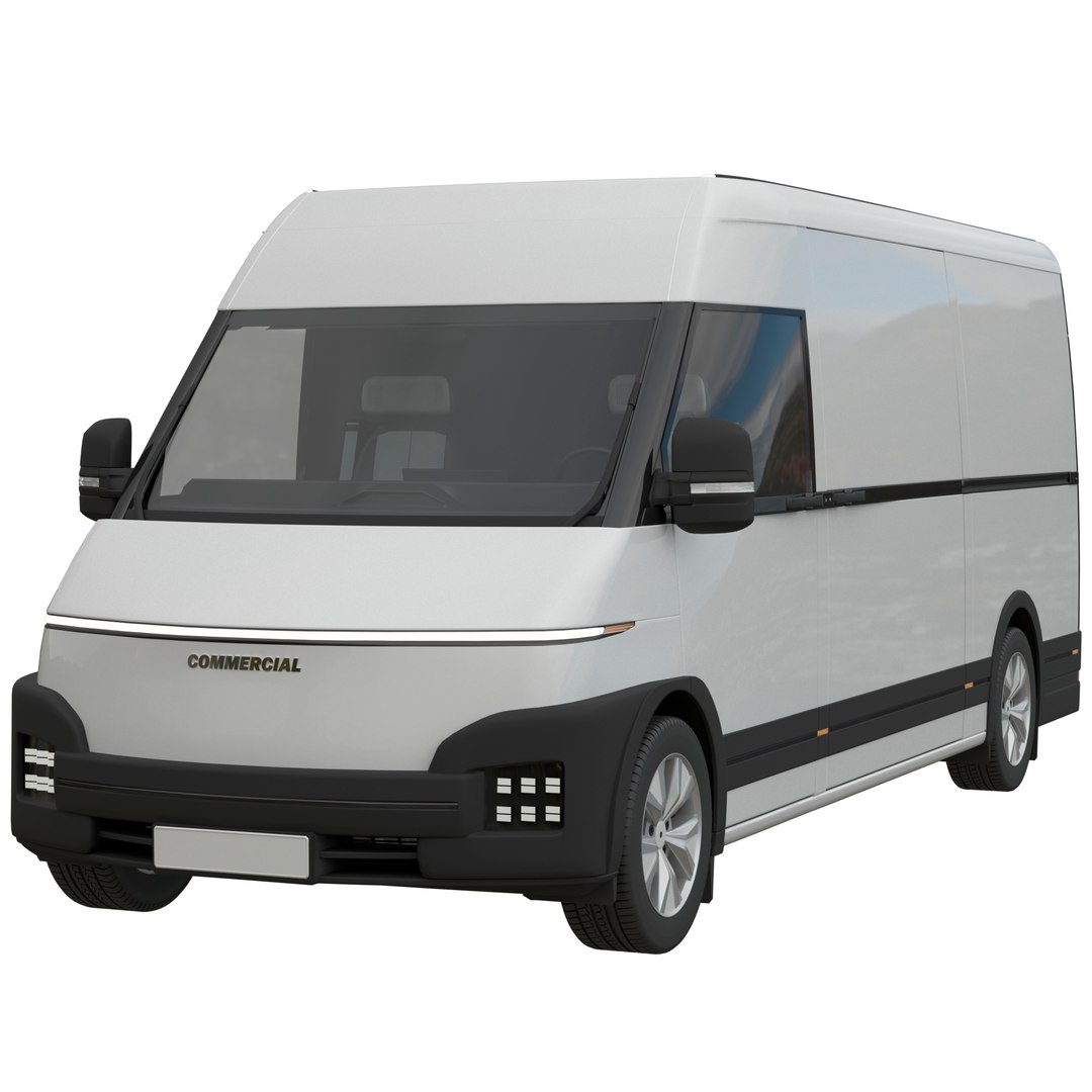 Generic Commercial Cargo Van Prototype 2 3D Model - TurboSquid 2216417