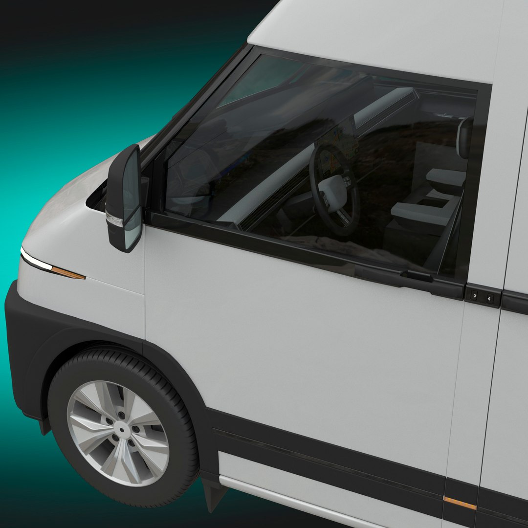 Generic Commercial Cargo Van Prototype 2 3D Model - TurboSquid 2216417