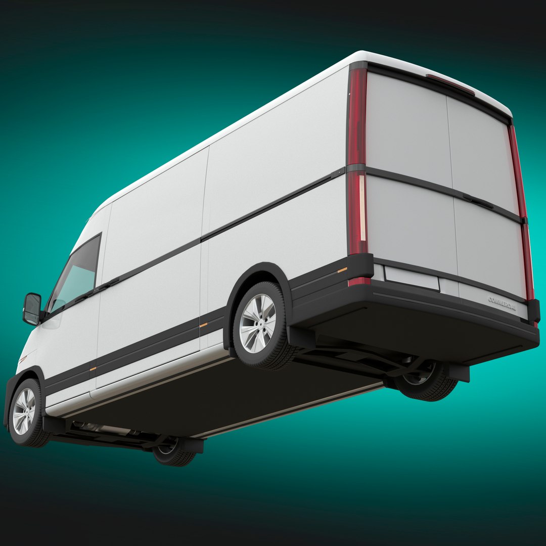 Generic Commercial Cargo Van Prototype 2 3D Model - TurboSquid 2216417