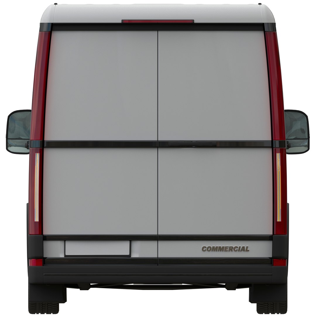 Generic Commercial Cargo Van Prototype 2 3D Model - TurboSquid 2216417