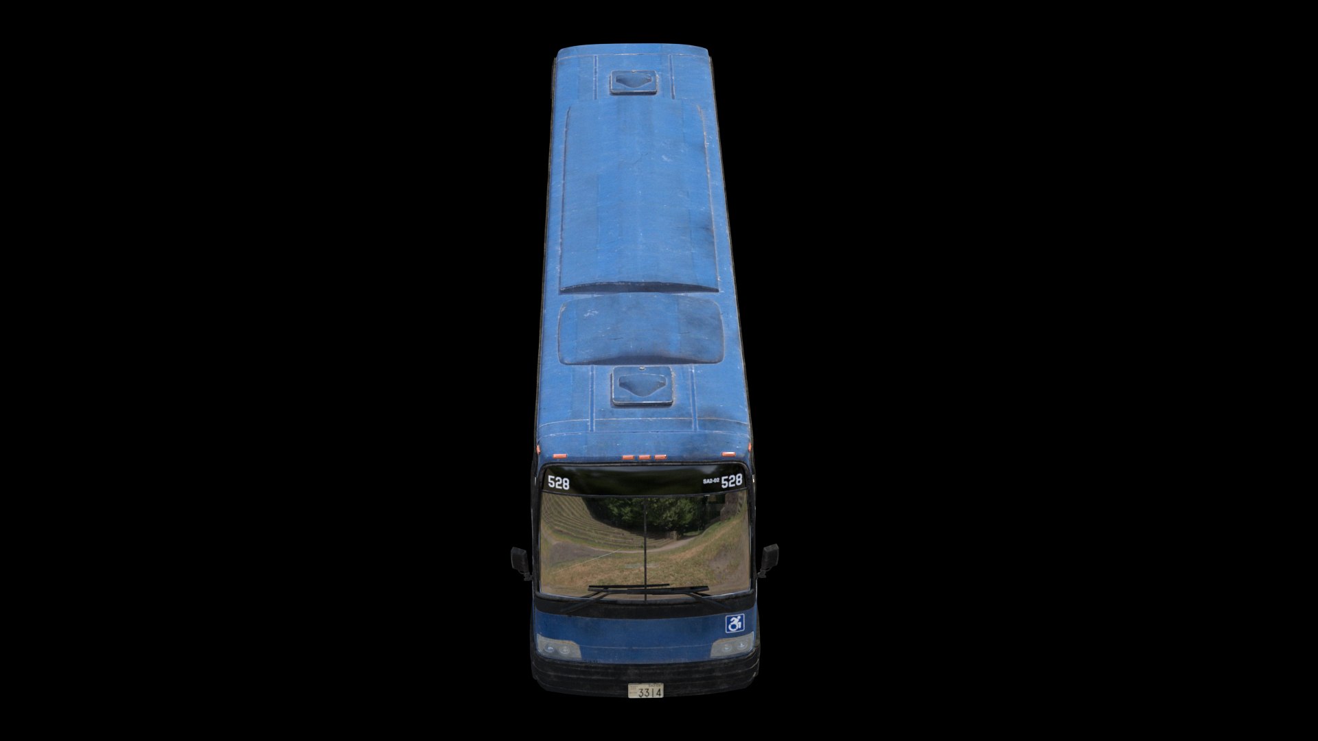 3D Blue Bus Model 3D Model - TurboSquid 1781594
