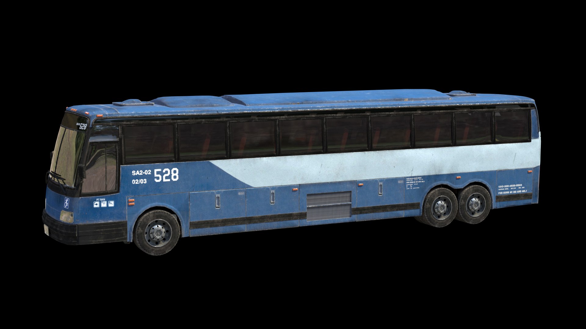 3D Blue Bus Model 3D Model - TurboSquid 1781594