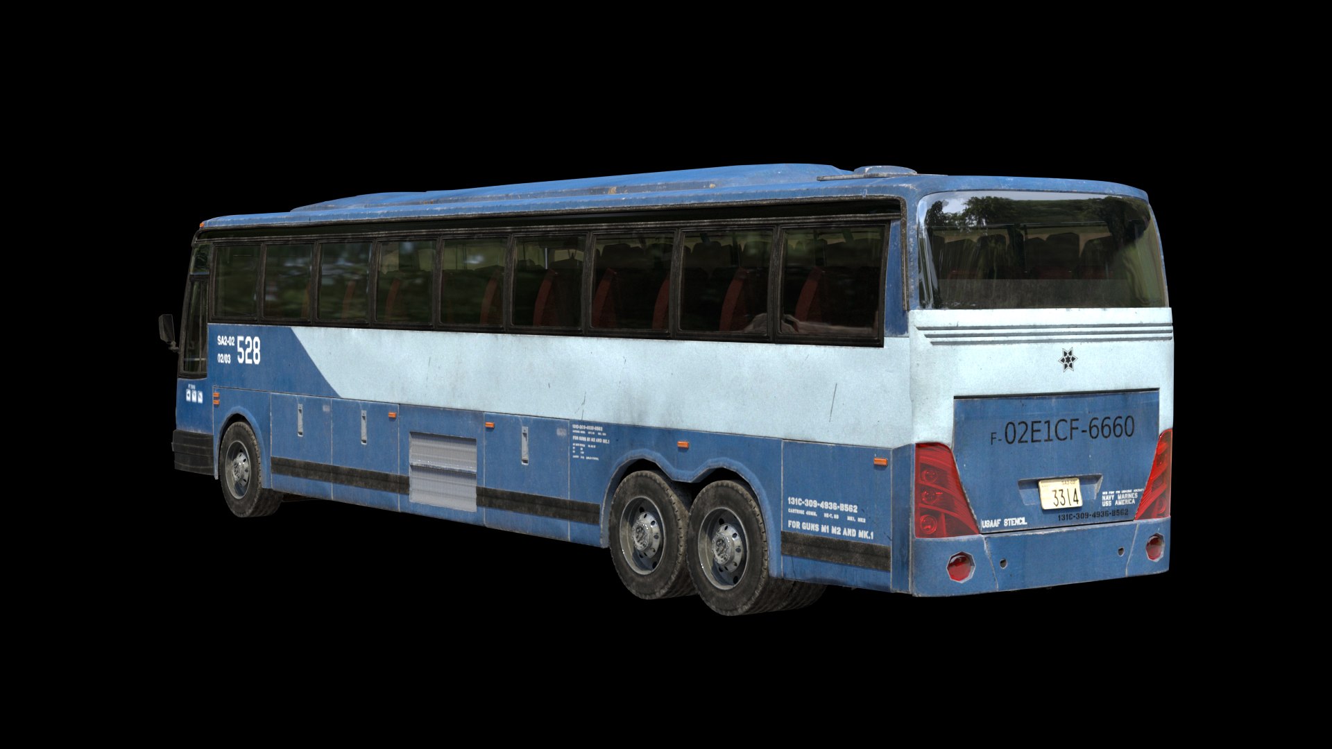 3D Blue Bus Model 3D Model - TurboSquid 1781594