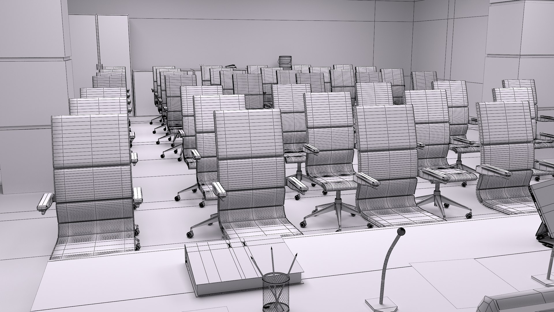 Conference Room 2 Model - TurboSquid 1846467