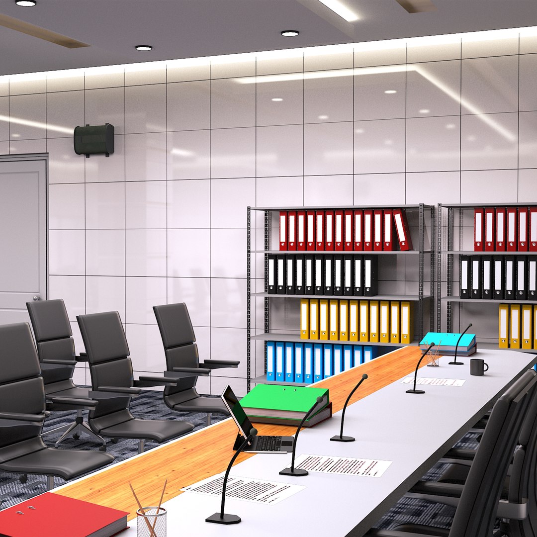 Conference Room 2 Model - TurboSquid 1846467