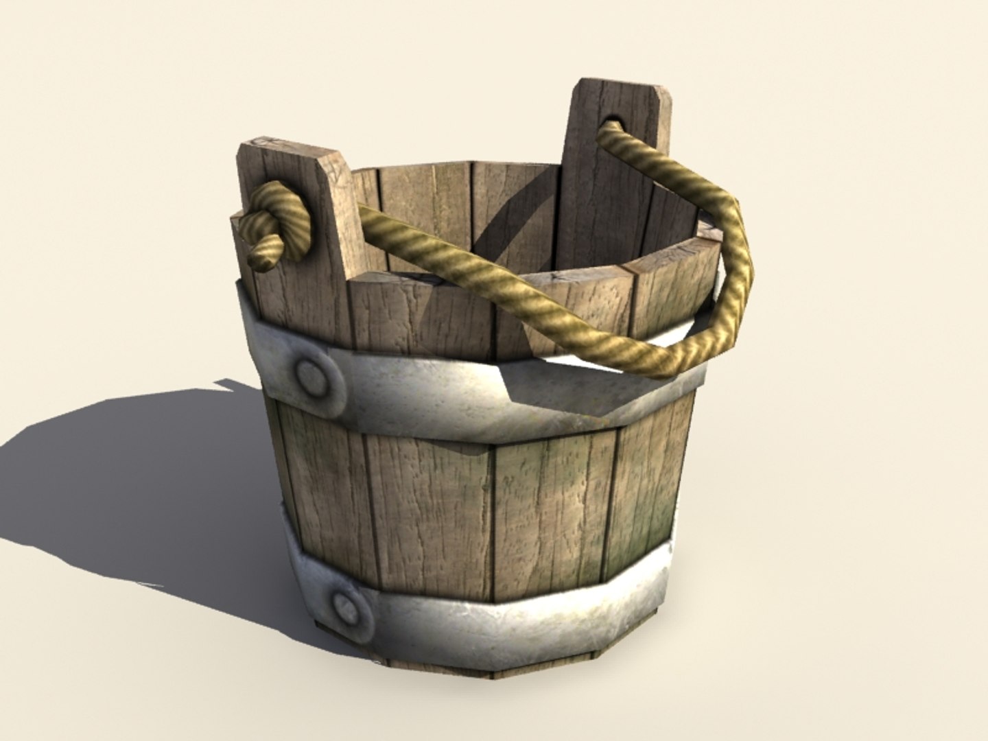maya barrels bucket open