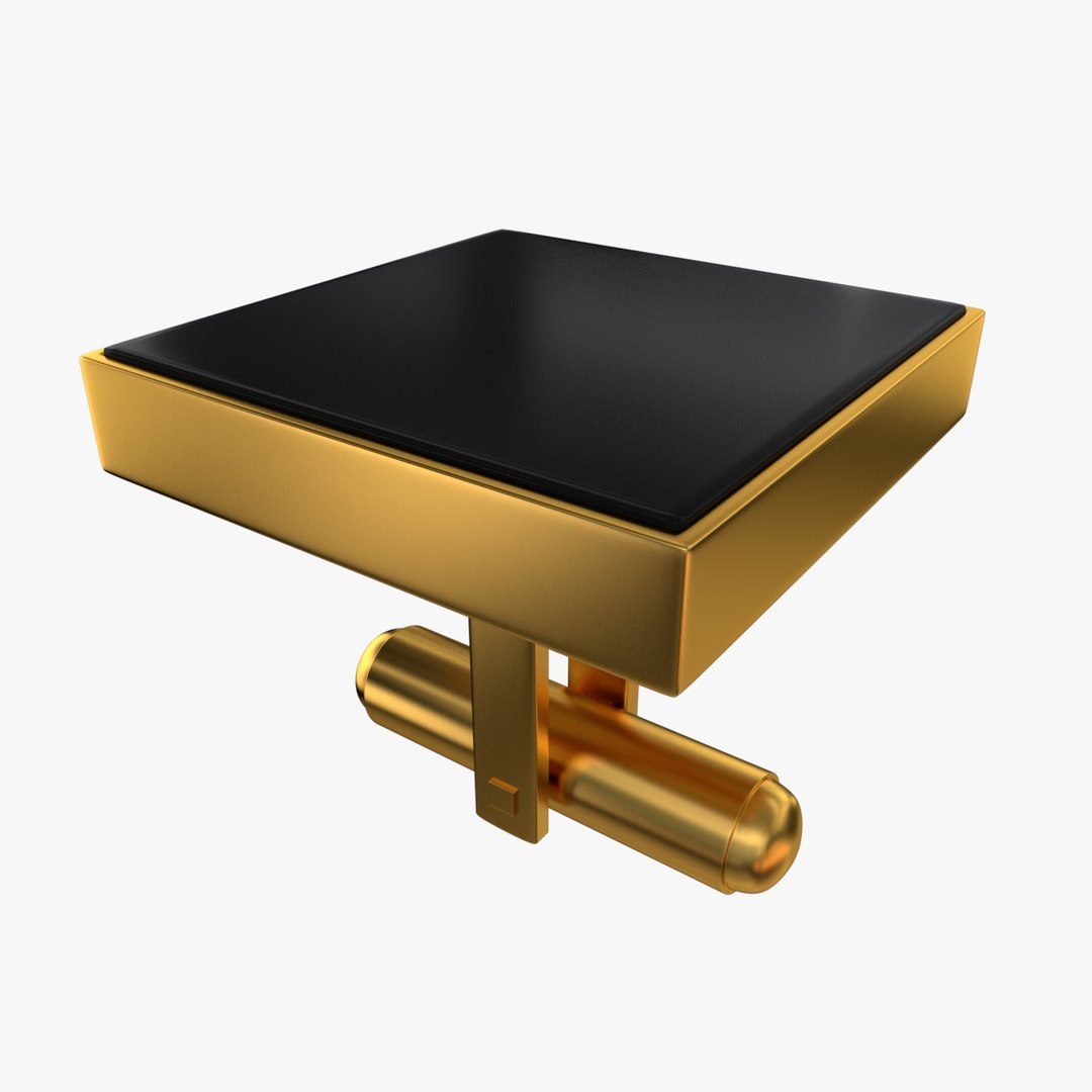 Cufflinks Collada Dae 3d Model