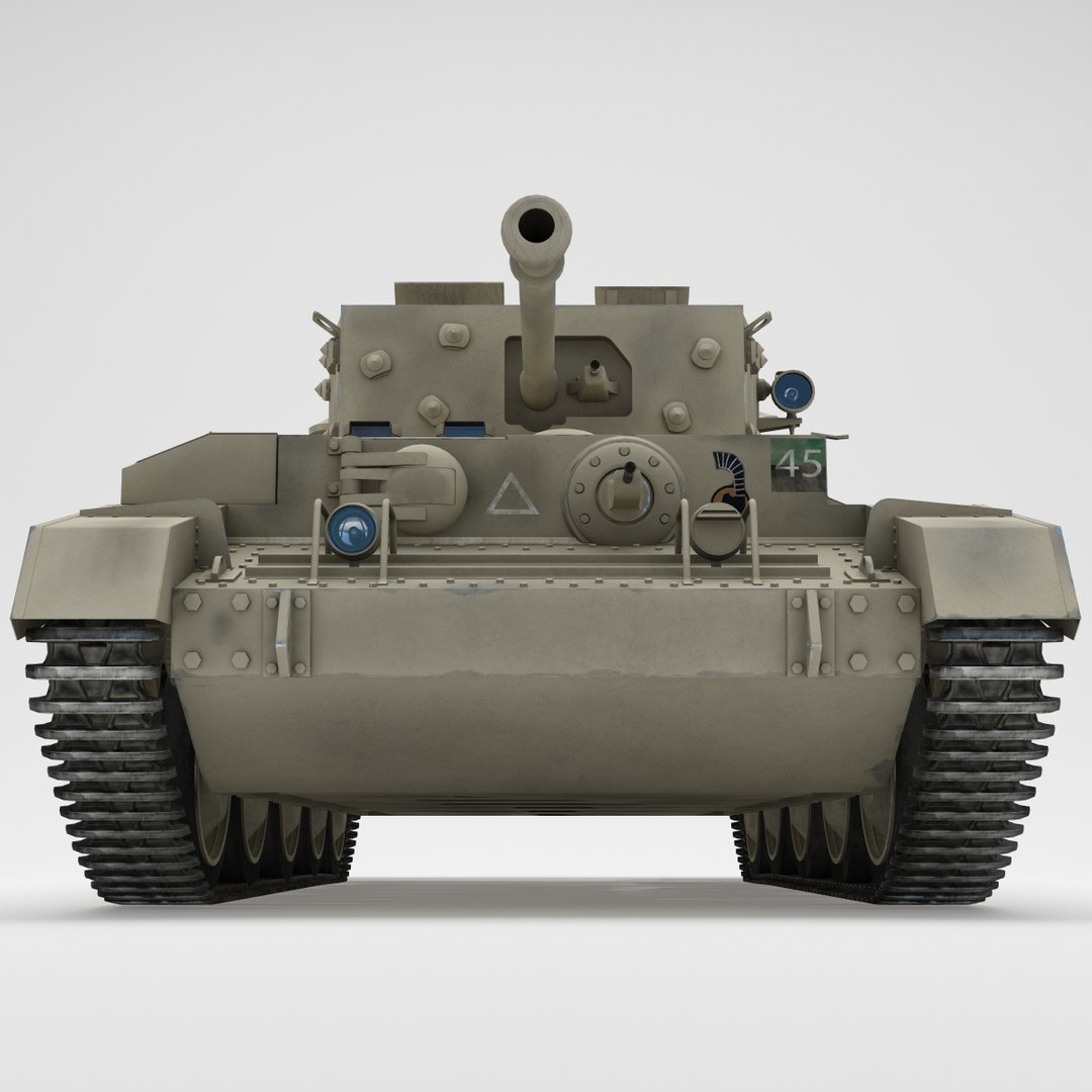 3ds Max Britain Cruiser Wwii Tank