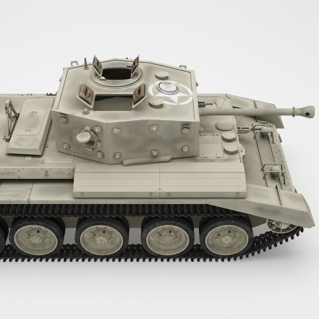 3ds Max Britain Cruiser Wwii Tank