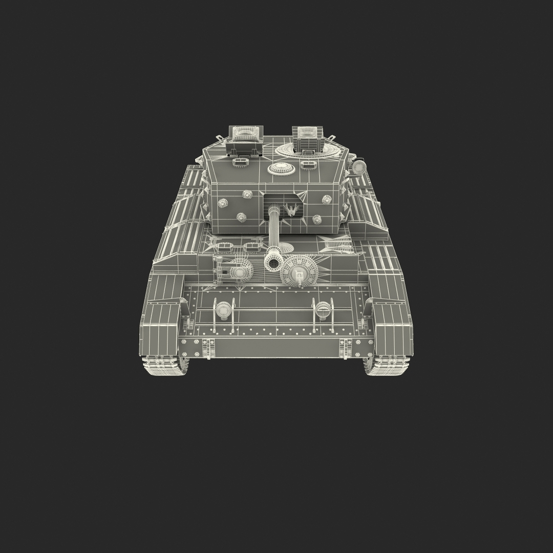 3ds Max Britain Cruiser Wwii Tank