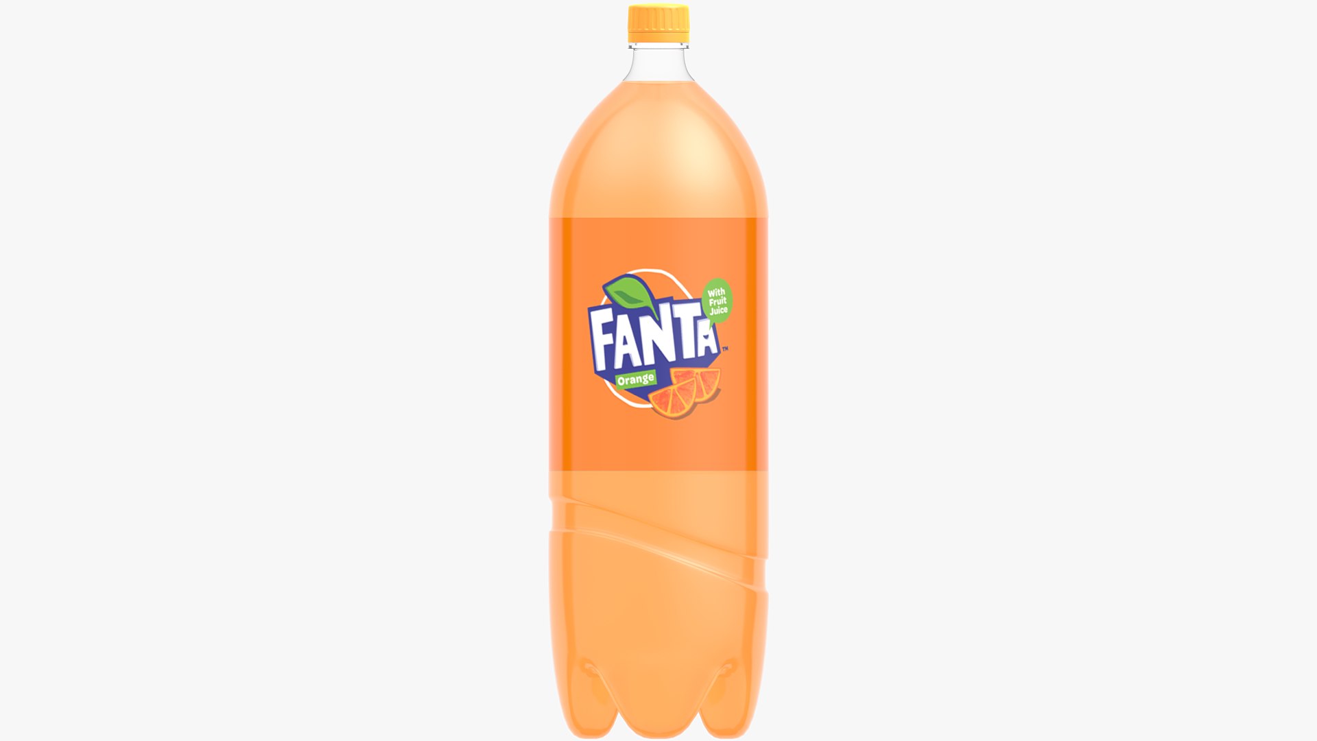 Fanta Orange Fruit Soda 3 Liter Bottle Model - TurboSquid 2207182