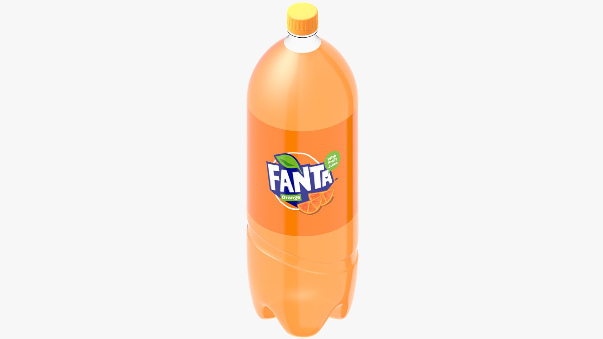 Fanta Orange Fruit Soda 3 Liter Bottle Model - TurboSquid 2207182