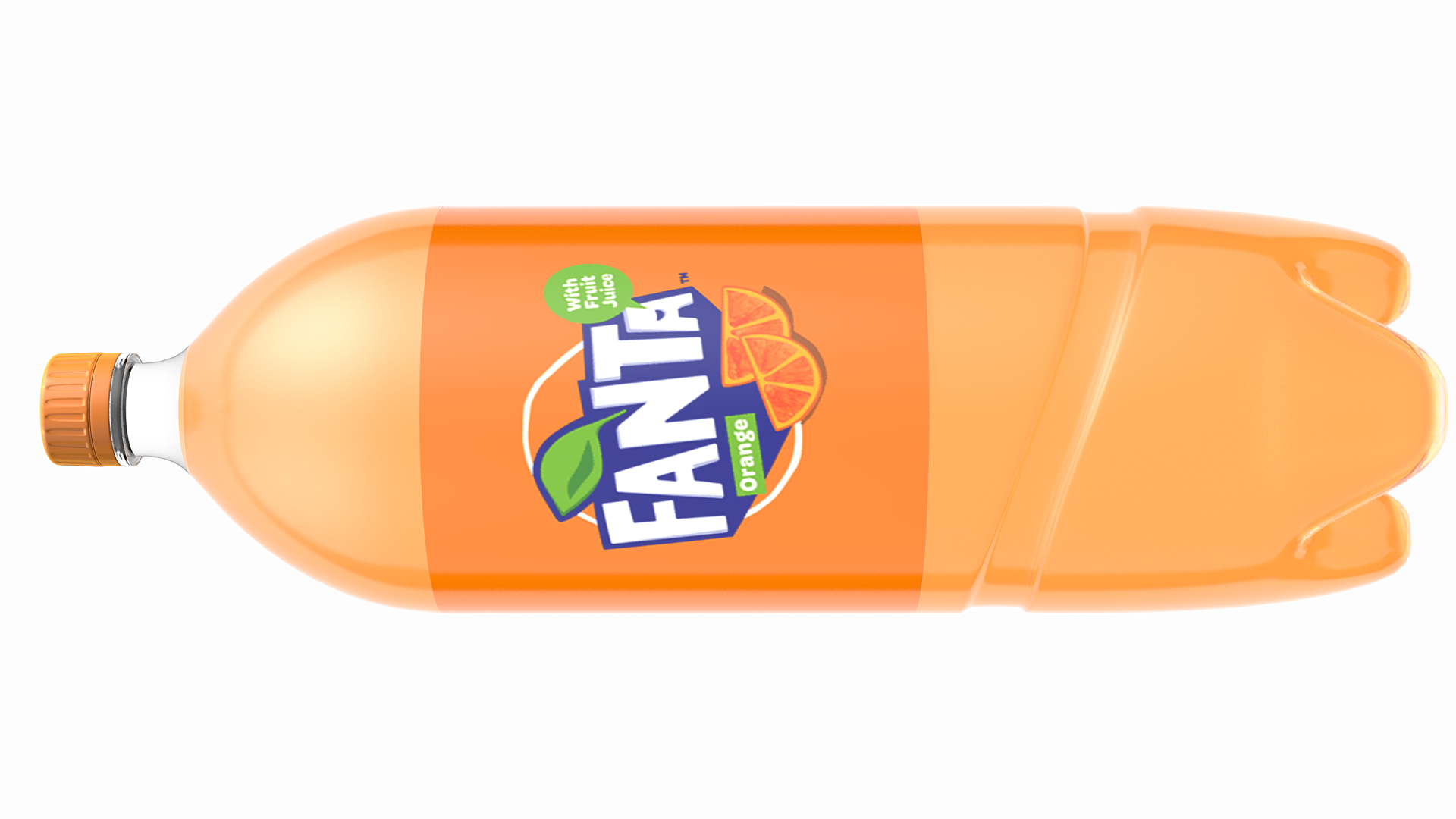 Fanta Orange Fruit Soda 3 Liter Bottle Model - TurboSquid 2207182