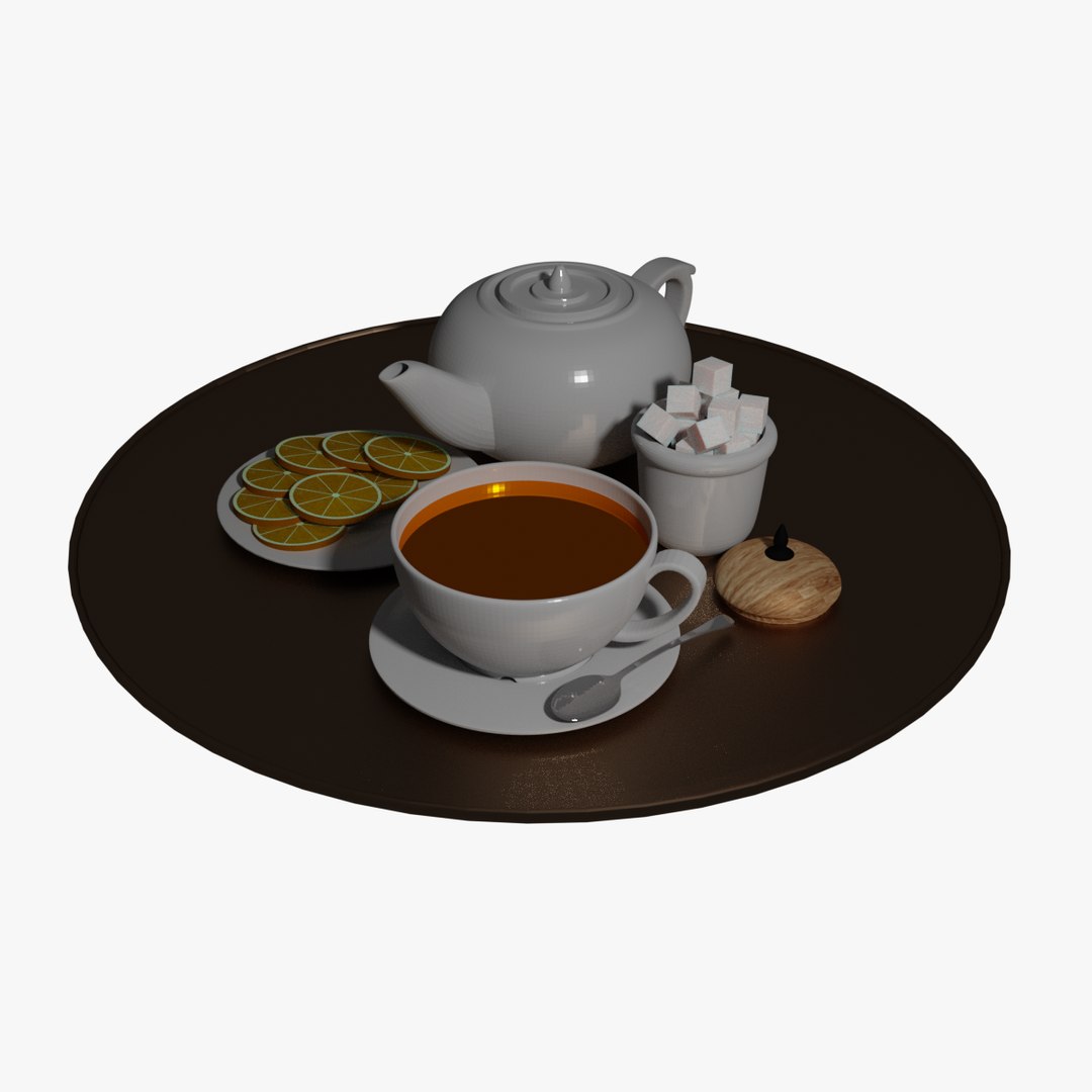 Tea Set Classic Model - TurboSquid 1806126