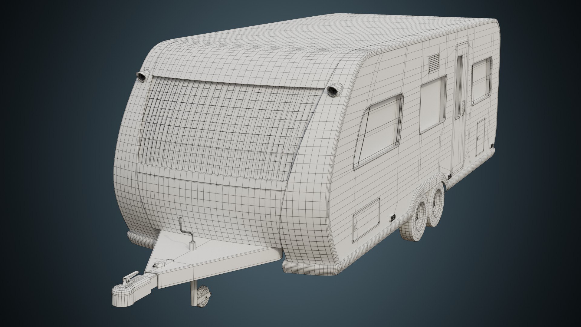 Caravan 1B 3D model - TurboSquid 1954717