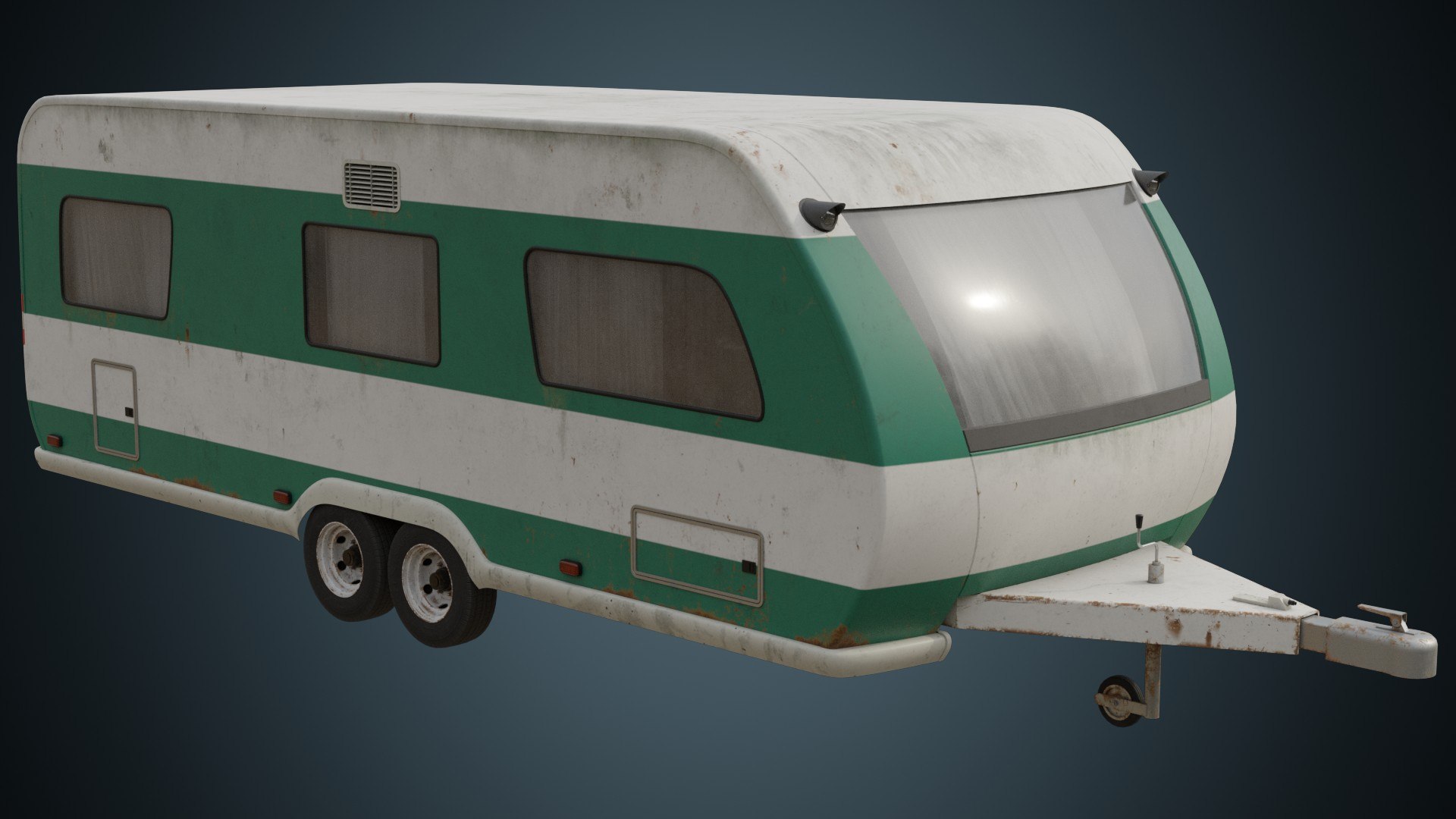 Caravan 1B 3D model - TurboSquid 1954717