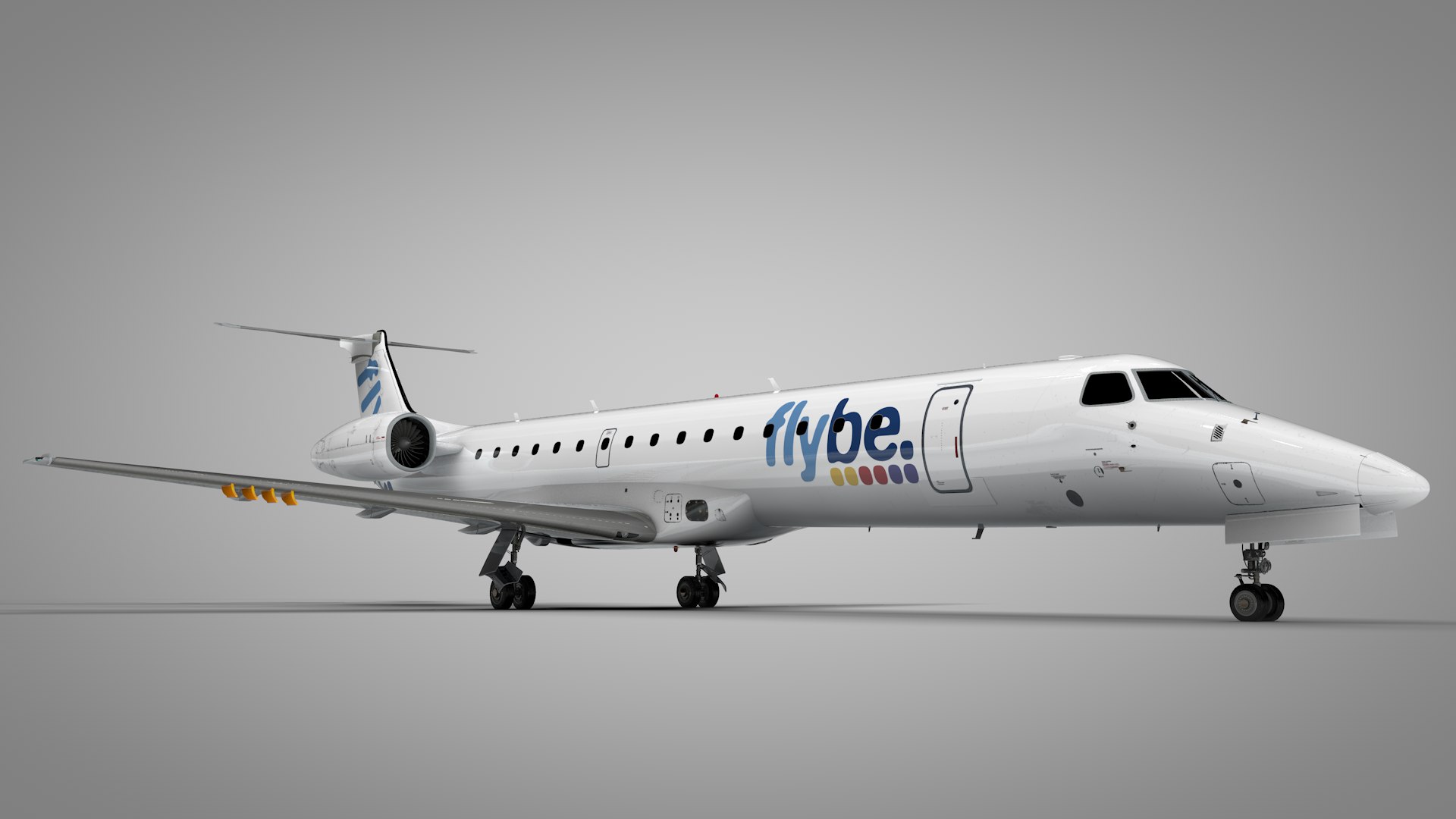 FLYBE EMBRAER ERJ 145 L1507 3D Model - TurboSquid 1793737