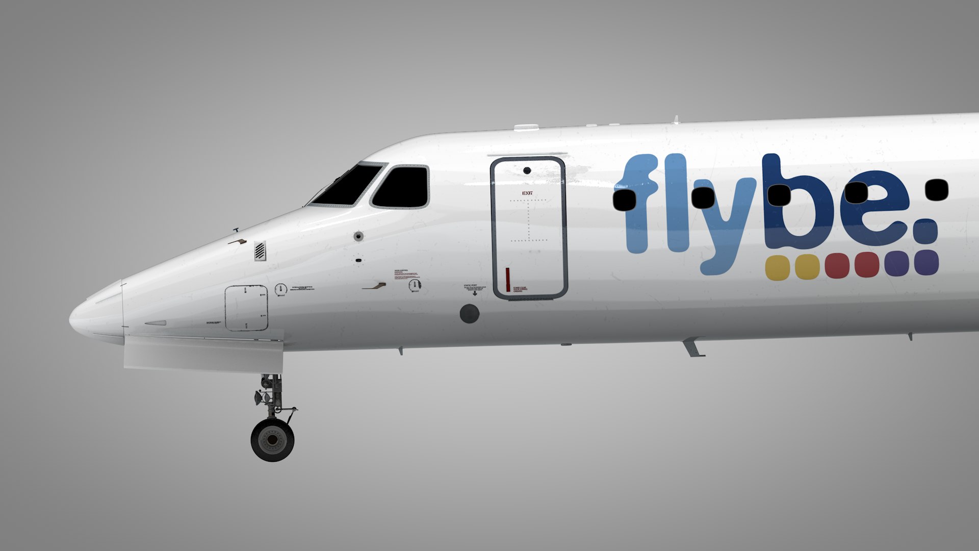FLYBE EMBRAER ERJ 145 L1507 3D Model - TurboSquid 1793737