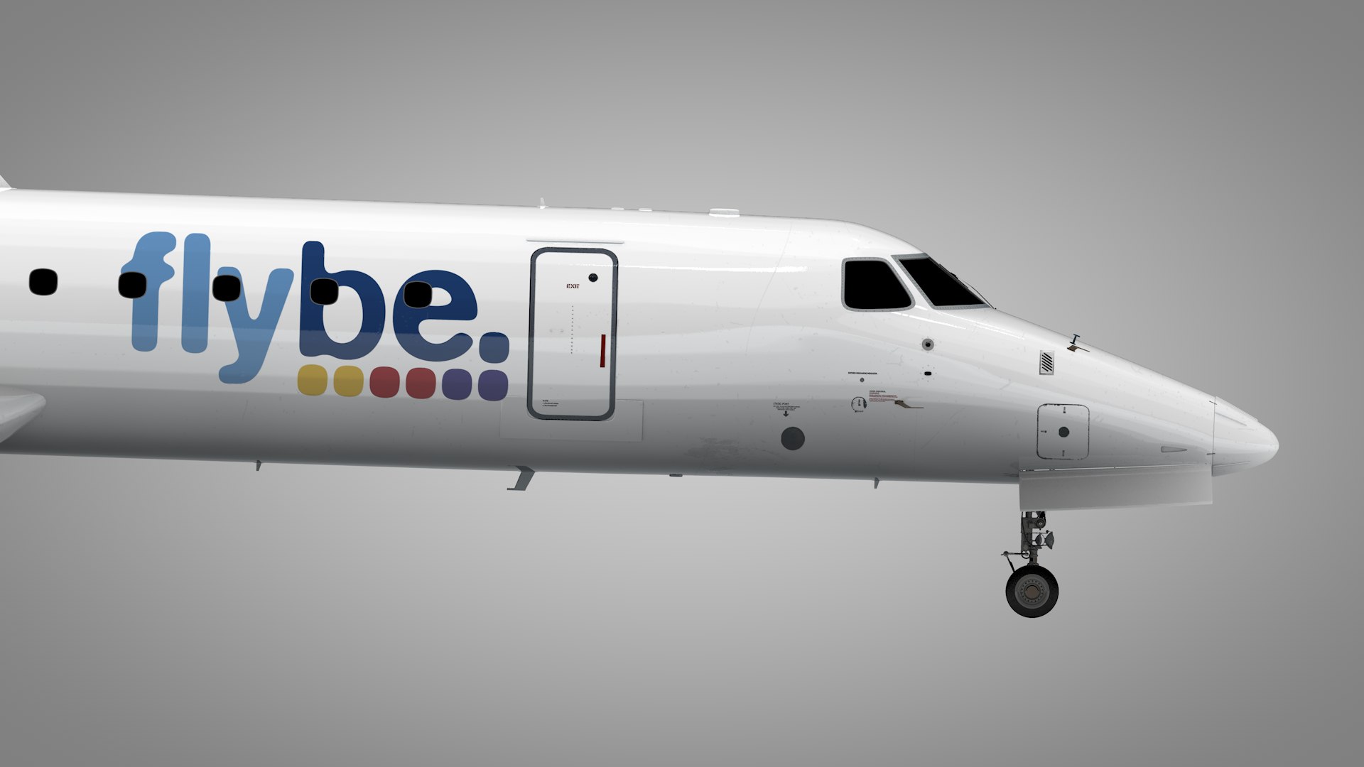 FLYBE EMBRAER ERJ 145 L1507 3D Model - TurboSquid 1793737