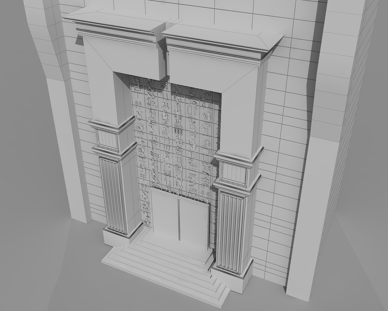 3D 0210 - Building Entrance Model - TurboSquid 2241483