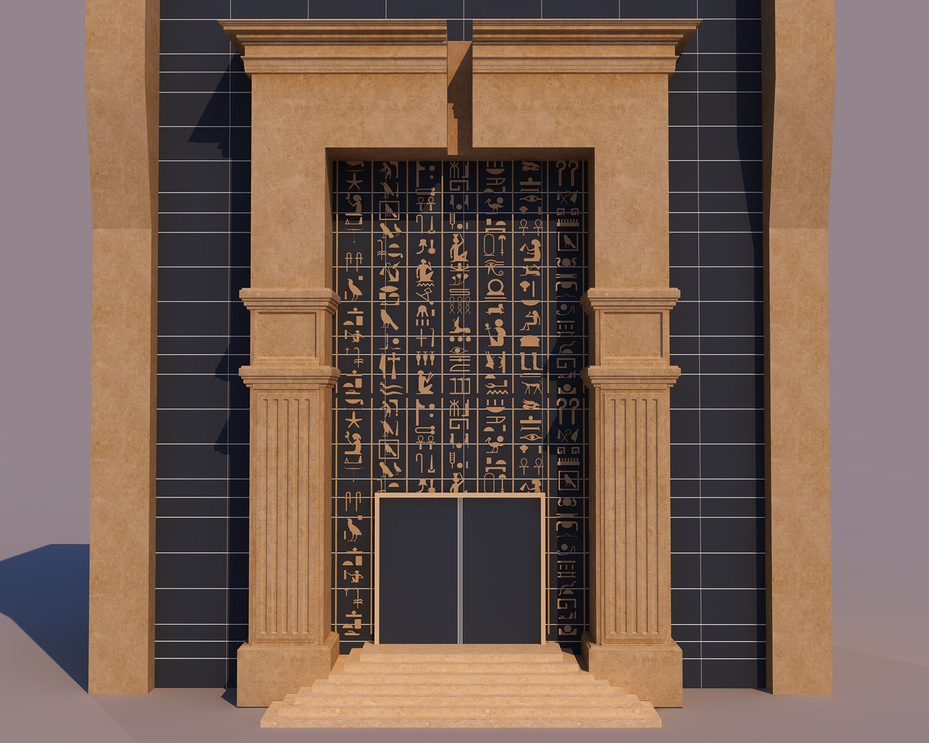 3D 0210 - Building Entrance Model - TurboSquid 2241483