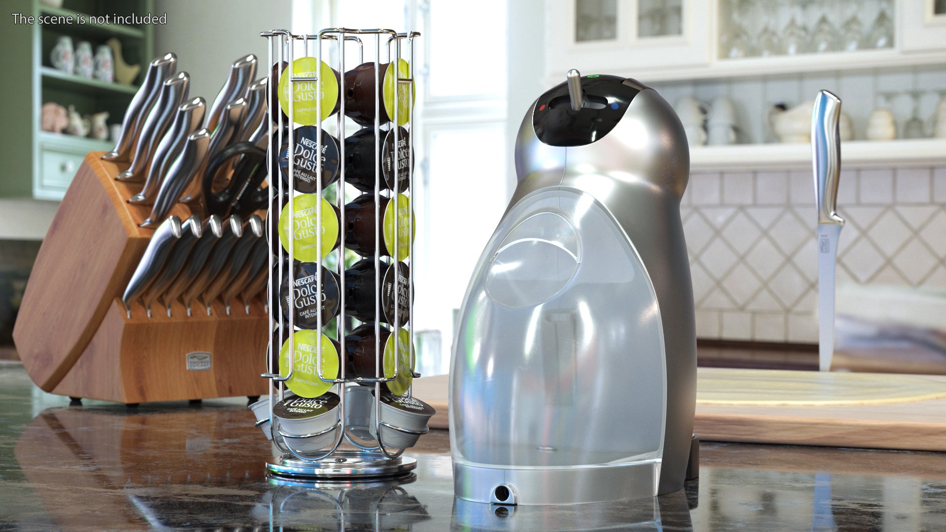 Dolce Gusto Coffee Machine With Capsule Holder 3D Model - TurboSquid ...