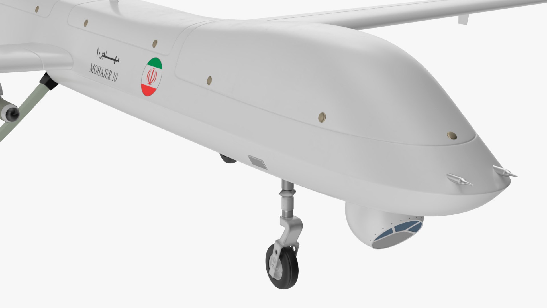 Iranian Dron Qods Mohajer 10 3D - TurboSquid 2225794