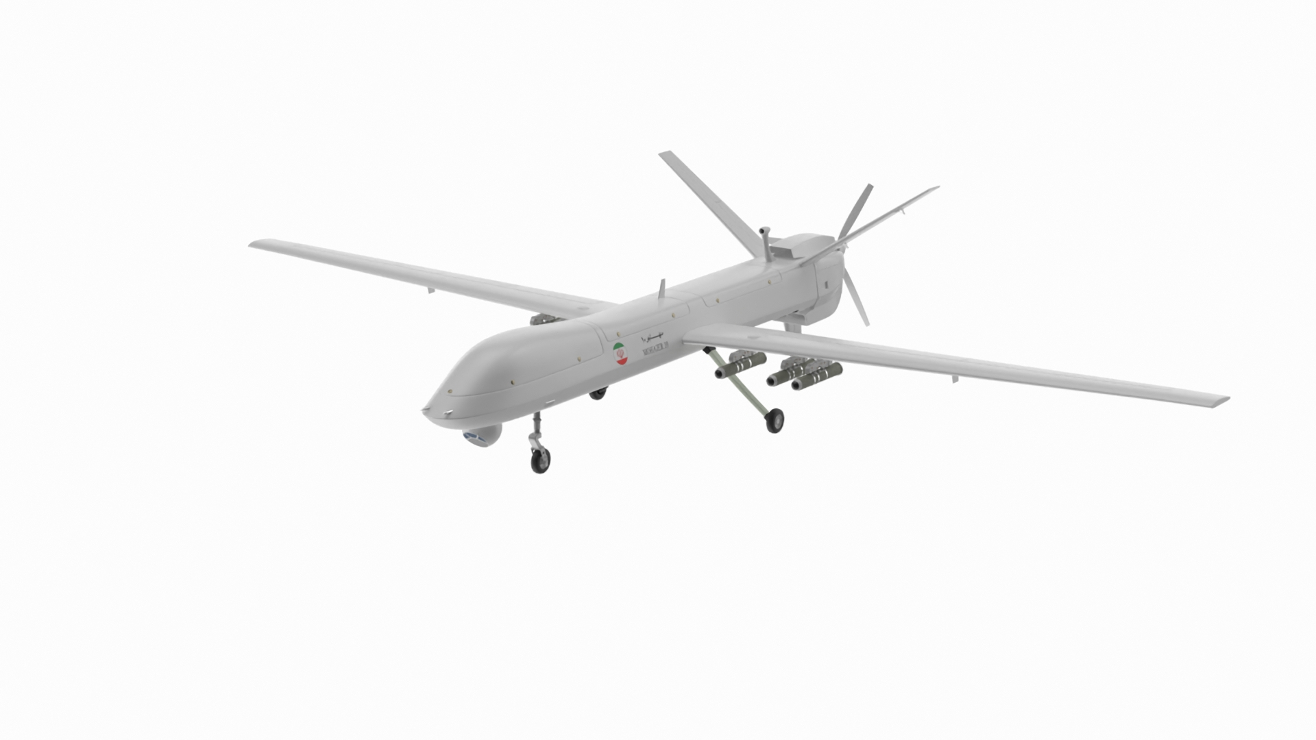 Iranian Dron Qods Mohajer 10 3D - TurboSquid 2225794