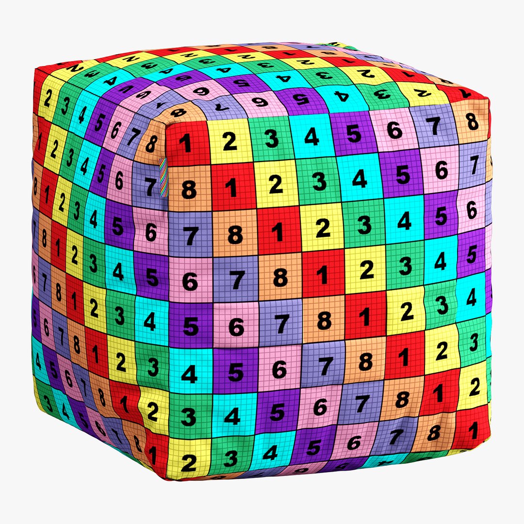 3D Minecraft Ottoman Set 004 - TurboSquid 1949854