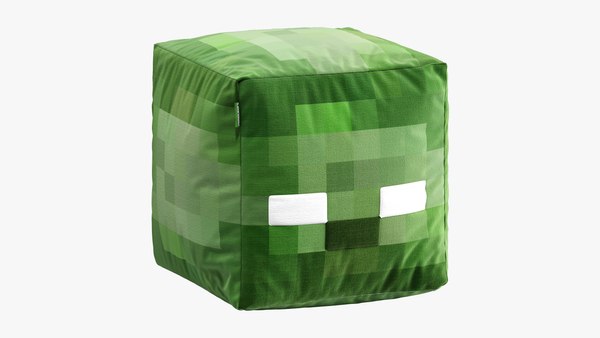 modèle 3D de jeu de poufs minecraft 004 - TurboSquid 1949854