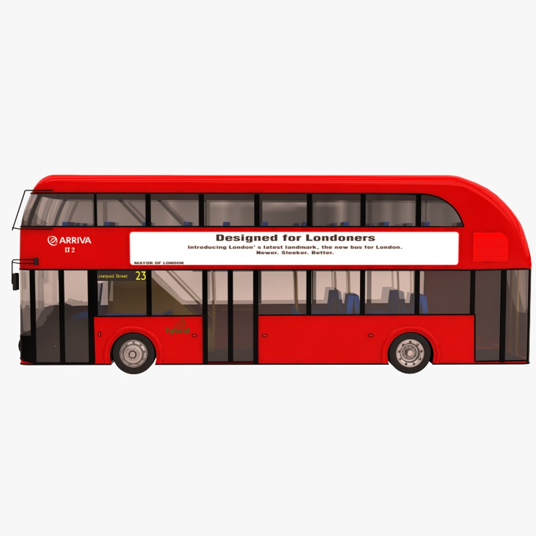 3d model new london bus
