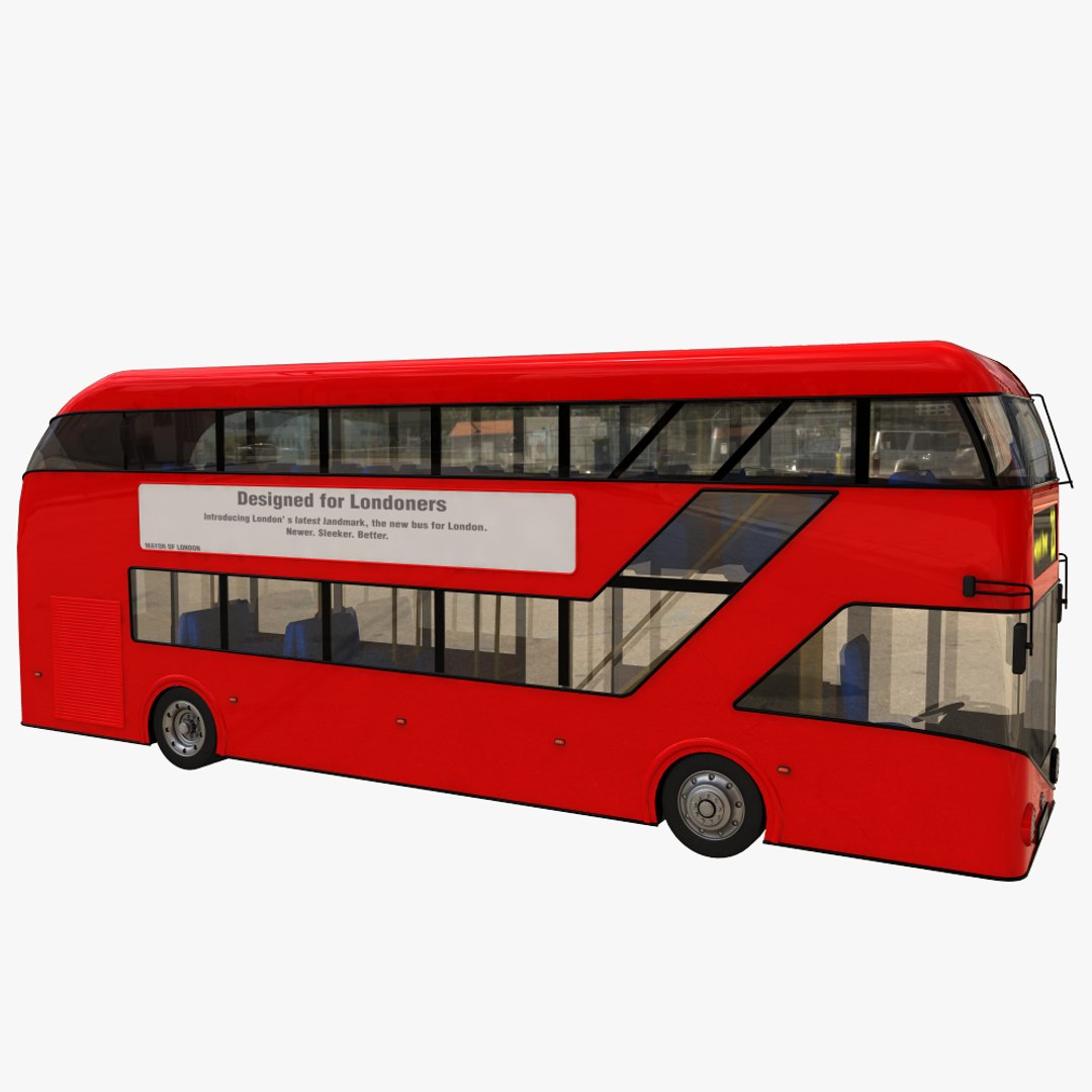 3d model new london bus