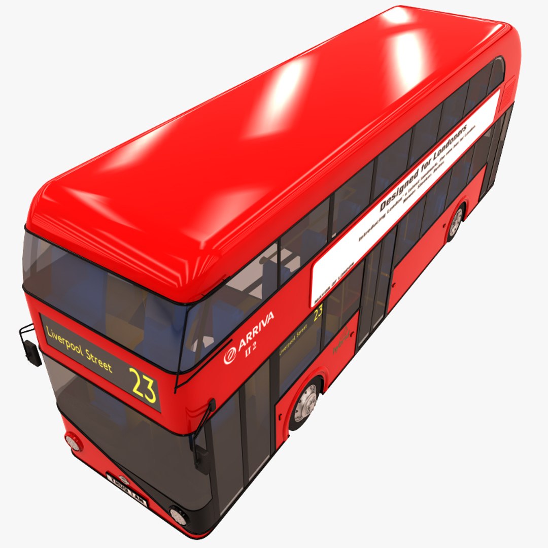 3d model new london bus