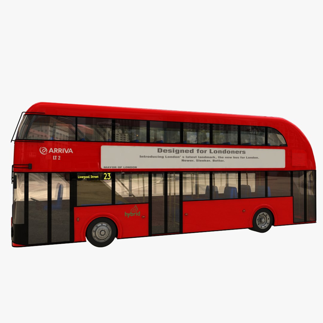 3d model new london bus