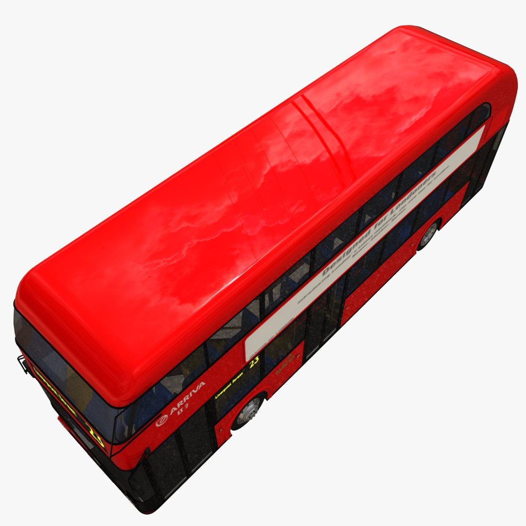 3d model new london bus