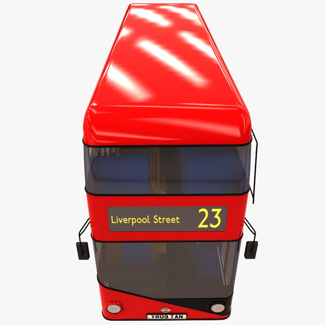 3d model new london bus