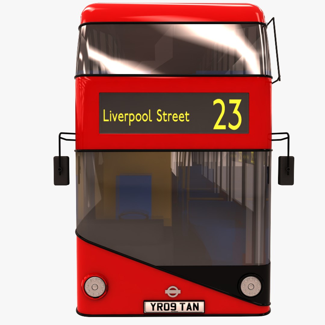 3d model new london bus