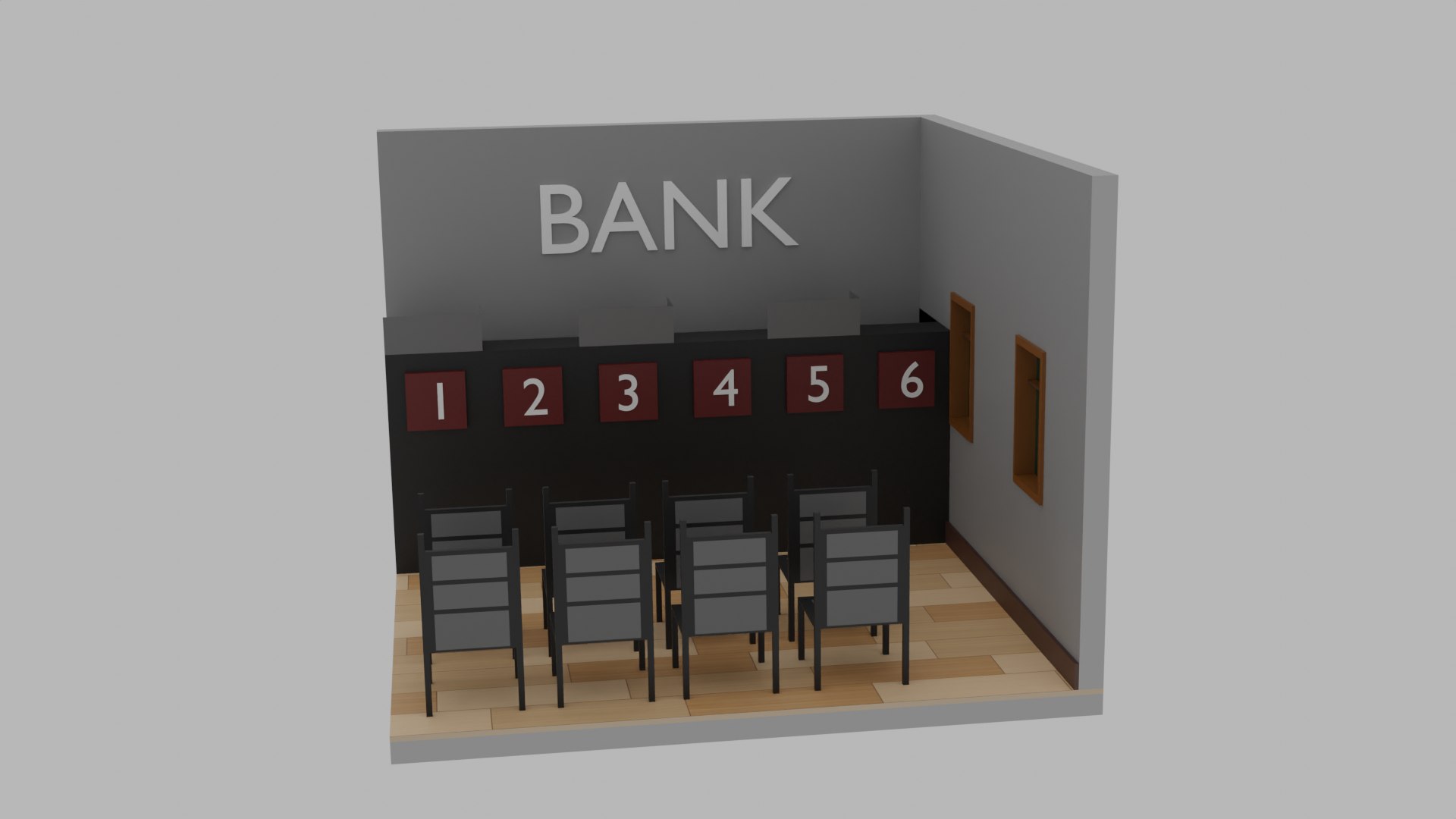 3D Isomeric Bank Model - TurboSquid 2056108