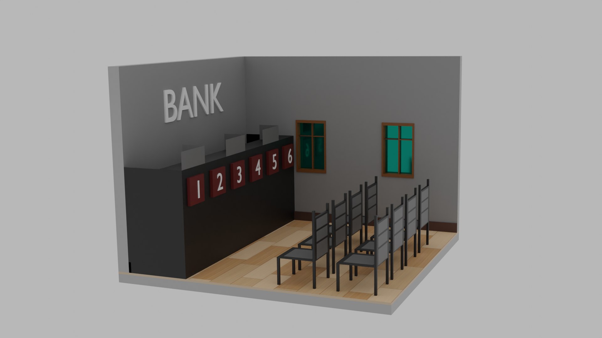 3D Isomeric Bank Model - TurboSquid 2056108