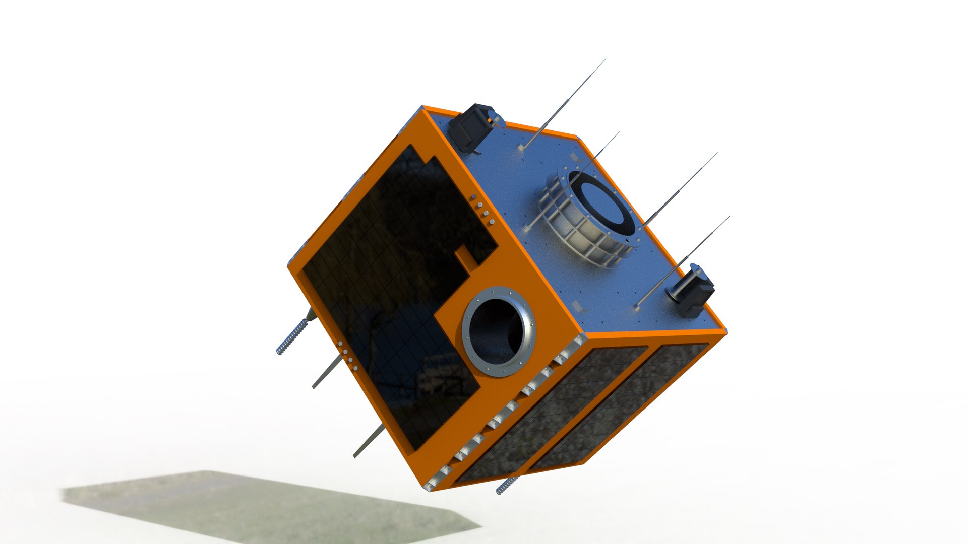 3D RASAT Earth Observation Satellite Model - TurboSquid 1781906