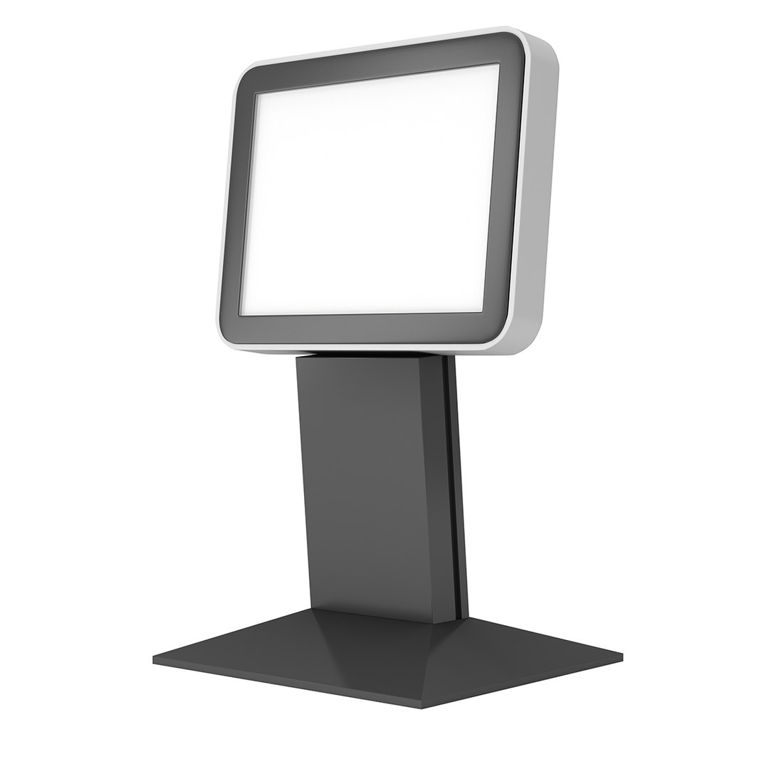 Lcd Screen Stand Blank Model - TurboSquid 1646511